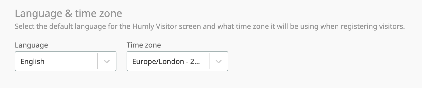 How to Configure a Humly Visitor Screen